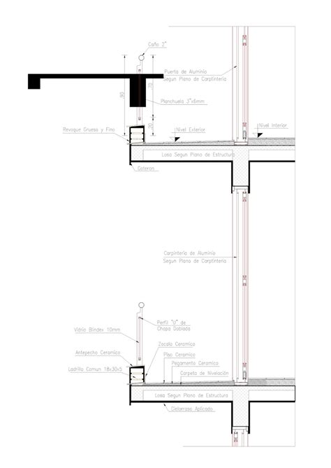 Cortes Constructivos De Arquitectura