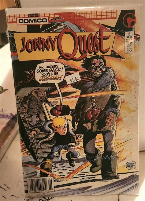 Jonny Quest 1x2 6 Lot 1986 Comico 7 Books Rare Series Rare Keys