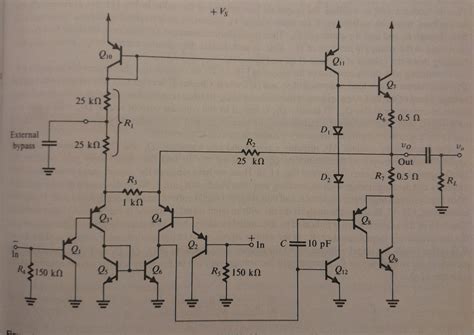 Integrated Circuit Amplifier With Bjts Electrical Engineering Stack