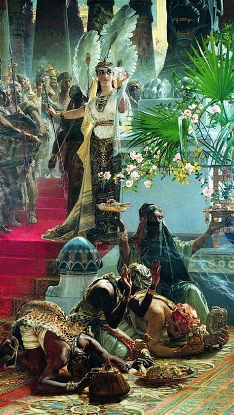 Julius Kronberg 1850 1921 Queen Of Sheba Art Painting Biblical Art