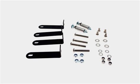 Bracket Set For 24″ Mudguard Incl Bolts Screws Washers Spacers And