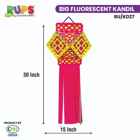 Paper Big Fluorescent Kandil At ₹ 90piece In Bhiwandi Id 2854756260388