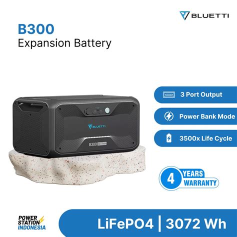 Bluetti B300 Expansion Battery 3072wh