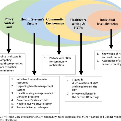 Themes And Sub Themes Depicting Issues And Multiple Factors At Various