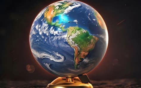 Save Earth 3d Model Premium Ai Generated Image