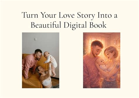 Personalized Illustrated Love Story Book Digital Pdf Etsy
