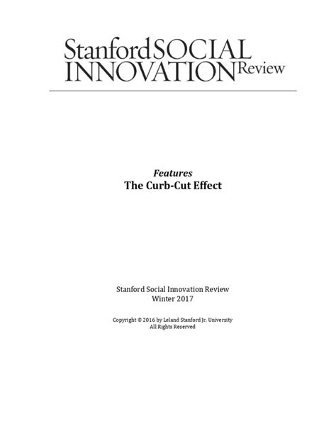 Winter 17 The Curb Cut Effect Pdf