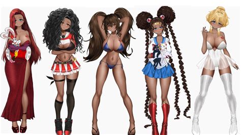 Trinity Infinity Indie Virtual Youtuber 1girl Cosplay Dark Skinned Female Dark Skin Image