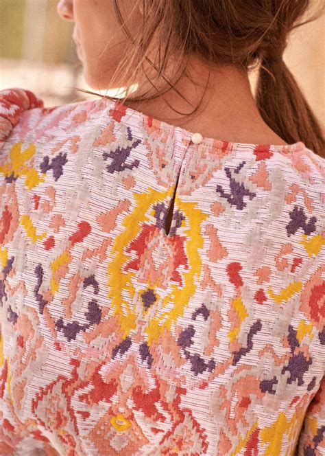 Lilo Blouse Ecru Cotton Sézane