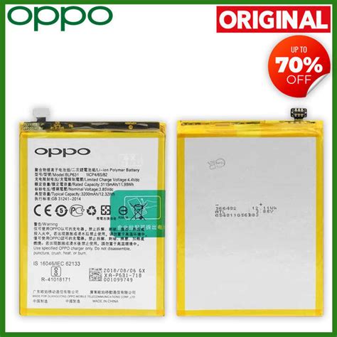 Original Oppo A73 Battery Model Blp631 3200mah High Quality Phone