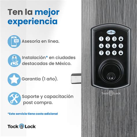 Cerradura Inteligente Tock Lite Tl Tock Lock Mx
