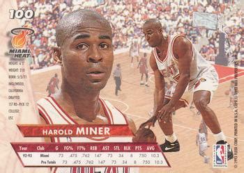1993 94 Ultra 100 Harold Miner Trading Card Database