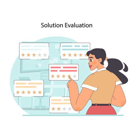 Solution Evaluation Concept Flat Vector Illustration 41172794 Vector Art At Vecteezy