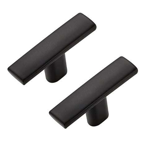 15 Pack Black Cabinet Knobs Curved Cabinet Pulls Matte Black Knobs
