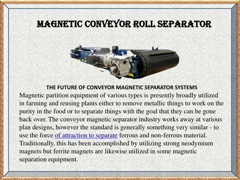 Ppt Magnetic Conveyor Roller Separatorconveyor Magnetic Roller