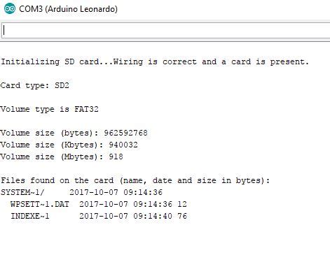 SOLUCIONADO Problema con modulo microSD y Arduino Leonardo Español Arduino Forum