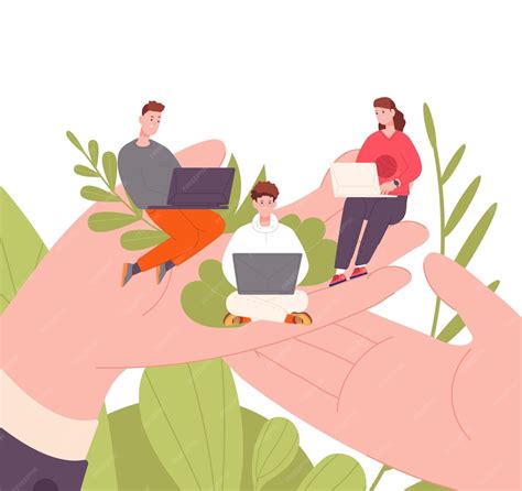 Premium Vector Employee Wellbeing Supporting Protect Employees