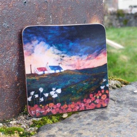 Set Of 6 Highland Croft Coasters Value Pack From Original Felted