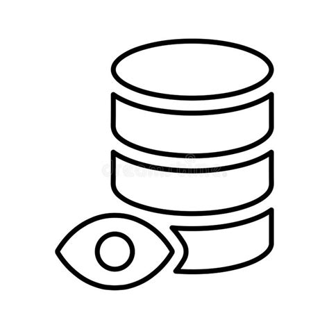 Data Visualisation Visualize Icon Stock Illustration Illustration