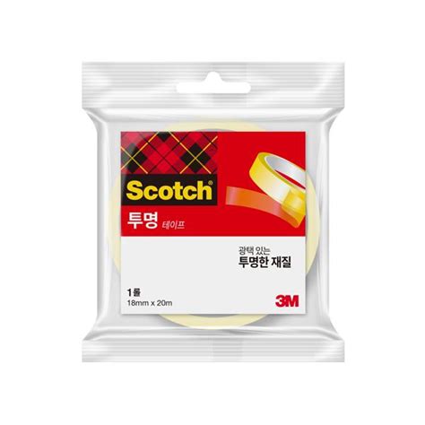 테이프테이프컷터기 3m 스카치 투명 테이프 리필 3인치 550r18mmx20m 코랩샵 Kolab 연구용 기자재