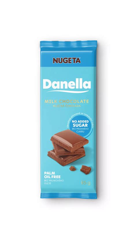 Nugeta Danella Milk Chocolate No Sugar Added 85 G