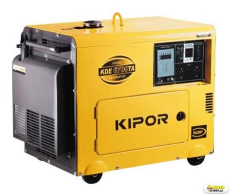 Generator Automatizat Kipor Kde 6700 Diesel Putere 5 Kw Brico Shop