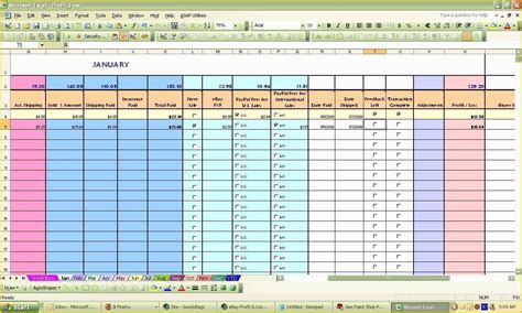 Free Excel Sales Tracker Template Of Ebay Spreadsheet Template