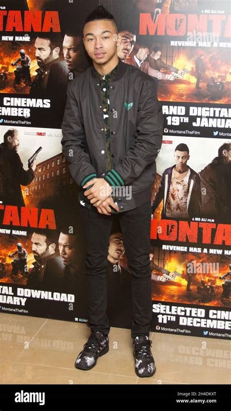 Actor Mckell David Attends The Gala Screening Of Montana At The Mayfair Hotel London Stock