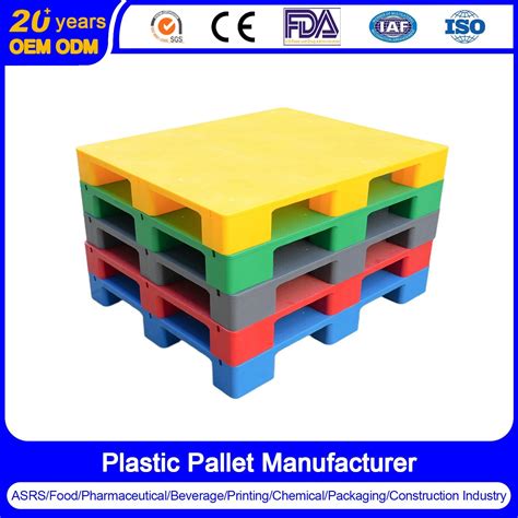 Plastic Pallet Custom Heavy Duty Single Side Pallet With Lid Plastic