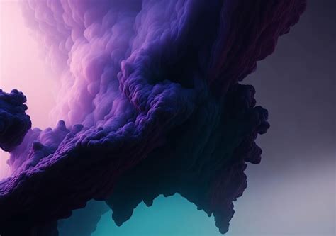 Premium Ai Image Colored Cloud Colorful Dust