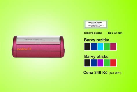 Modico P3 Razítka Liberec