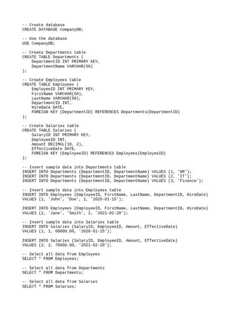 Script New Table Pdf