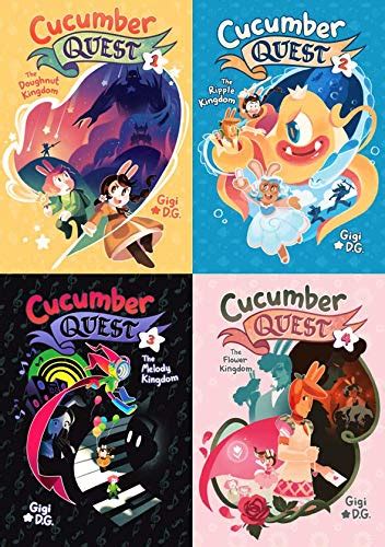Cucumber Quest Series Set 1 4 Gigi Dg Books