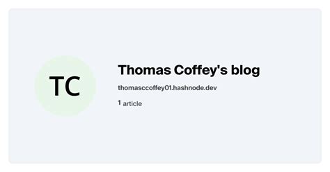 Thomas Coffeys Blog