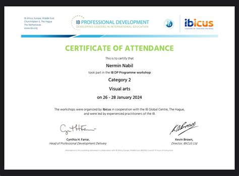 Nermin Nabil On Linkedin Ibdp Professionaldevelopment