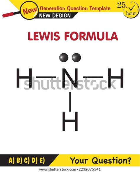 Chemistry Lewis Formula Functional Groups Commonly Stock Vector