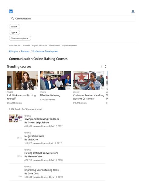 Communication Online Training Courses Linkedin Learning Formerly