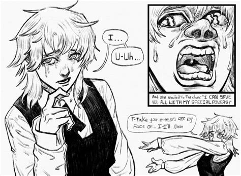 White Haired Girl Chainsaw Man And 1 More Drawn By Nameisless