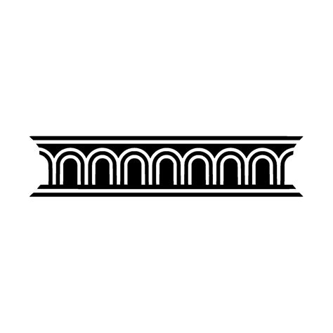 Geometric Archway Border Art Deco Style 67627244 Vector Art At Vecteezy