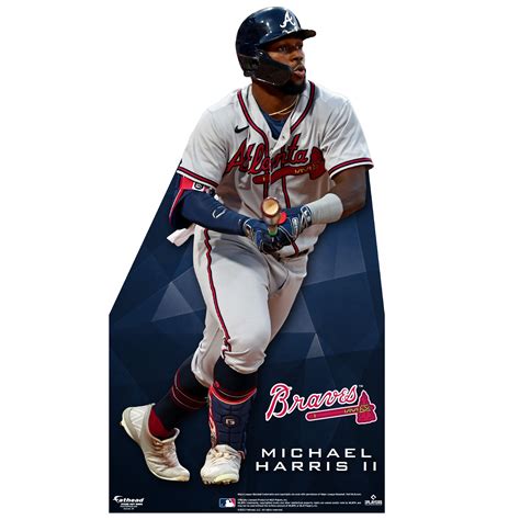 Michael Harris Ii Mini Stand Out Official Mlb Atlanta Braves C Fathead