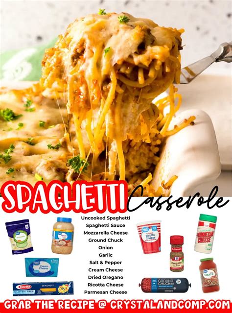 Recipes Crafts And Laughs 🍝 ️ Spaghetti Casserole This Is Such An Easy