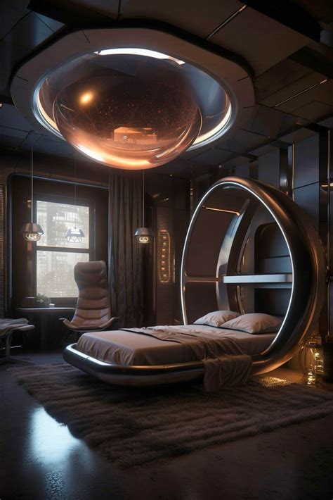 Dazzling Cyberpunk Bedrooms Futuristic Sanctuaries Futuristic