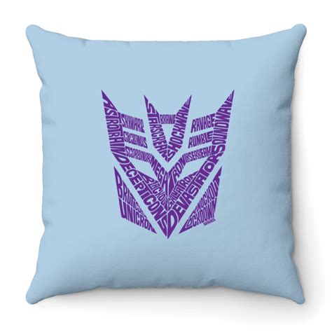 Transformers Decepticons Purple Throw Pillows Sold By Adrianadstein