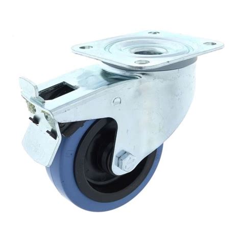 Roata Case Albastra Millenium Blue Wheel Mkii 100mm Cu Blocare Docom