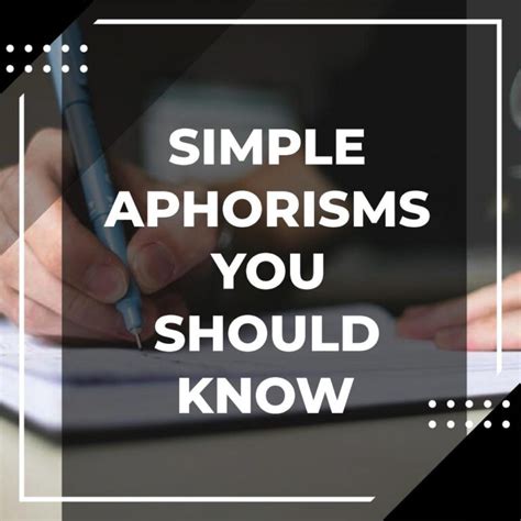 Aphorism Examples That Pack A Punch Adazing