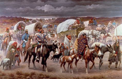 Sendero De Las Lágrimas La Ruta Del Destierro De Los Indios
