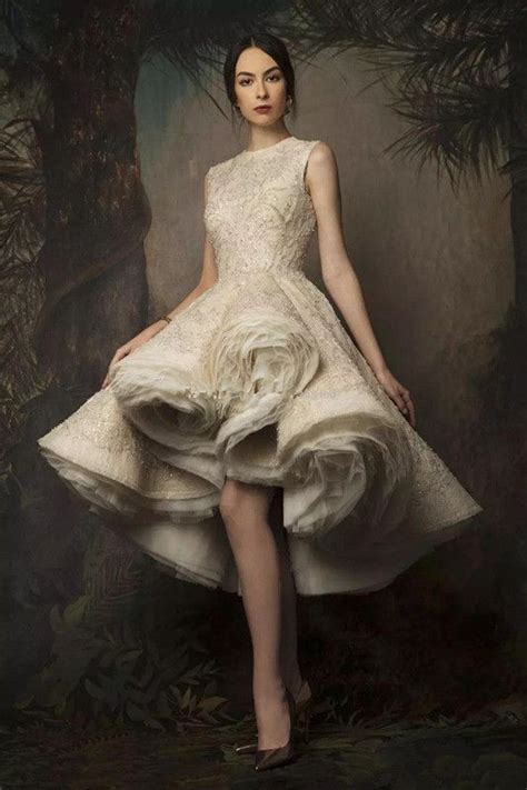 Dlass Krikor Jabotian Cocktail Kleider Hoch Niedrig 2024 Jewel Neck