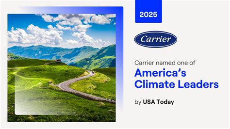 Carrier Named One Of Americas Climate Leaders By Usa Today For Second
