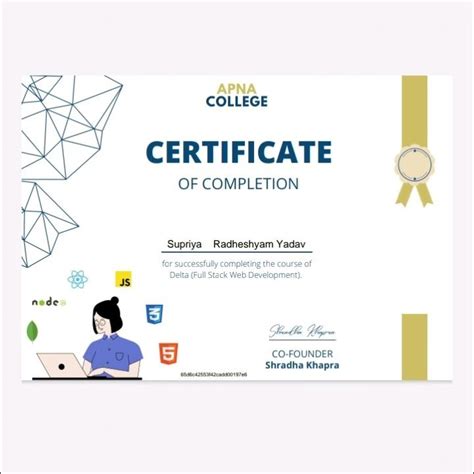 Supriya Yadav On Linkedin Fully Learned And Fully Completed Full Stack