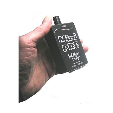 Schatten Mini Pre Belt Clip Guitar Instrument Preamp With Volume Mini